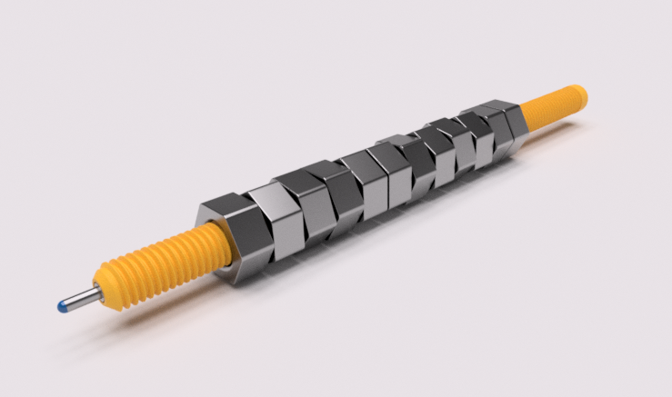 WBTP weight balanced threaded pen by mcko | Download free STL model ...