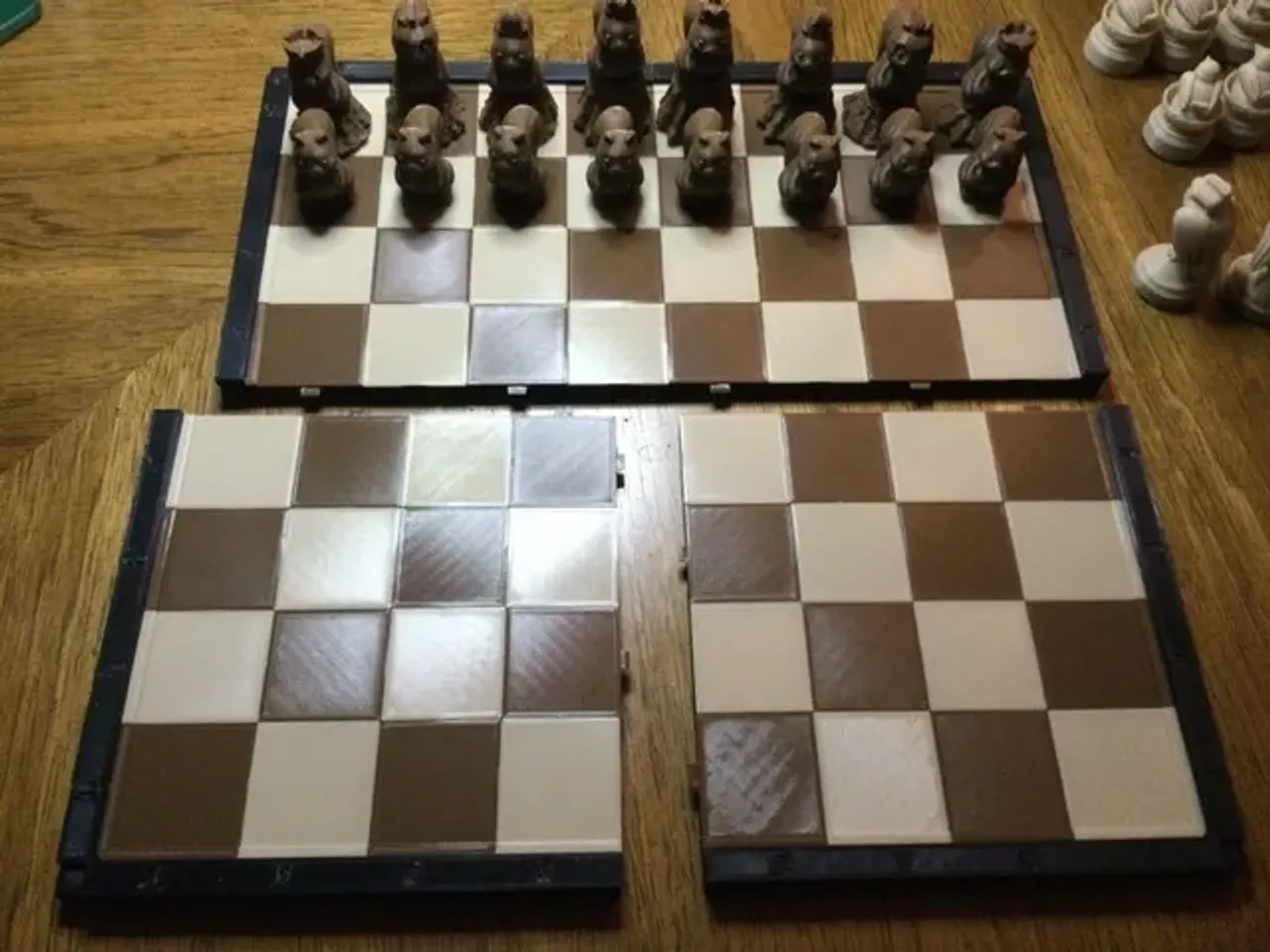 Sectioned Magnetic Chessboard +Box, with Chess Notation Labels and 45mm ...