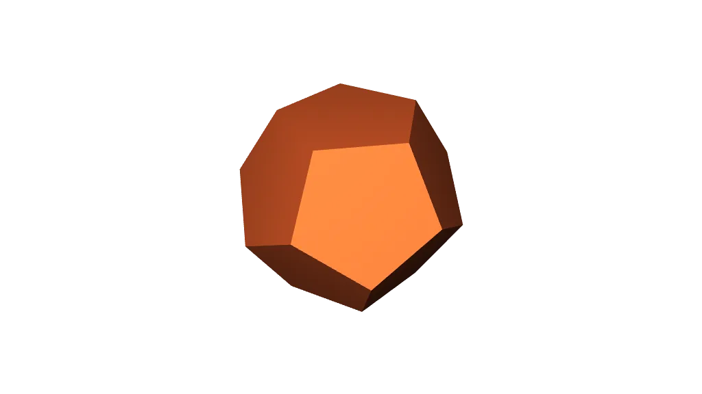 Dodecahedron with and without numbers by David Kolář | Download free ...