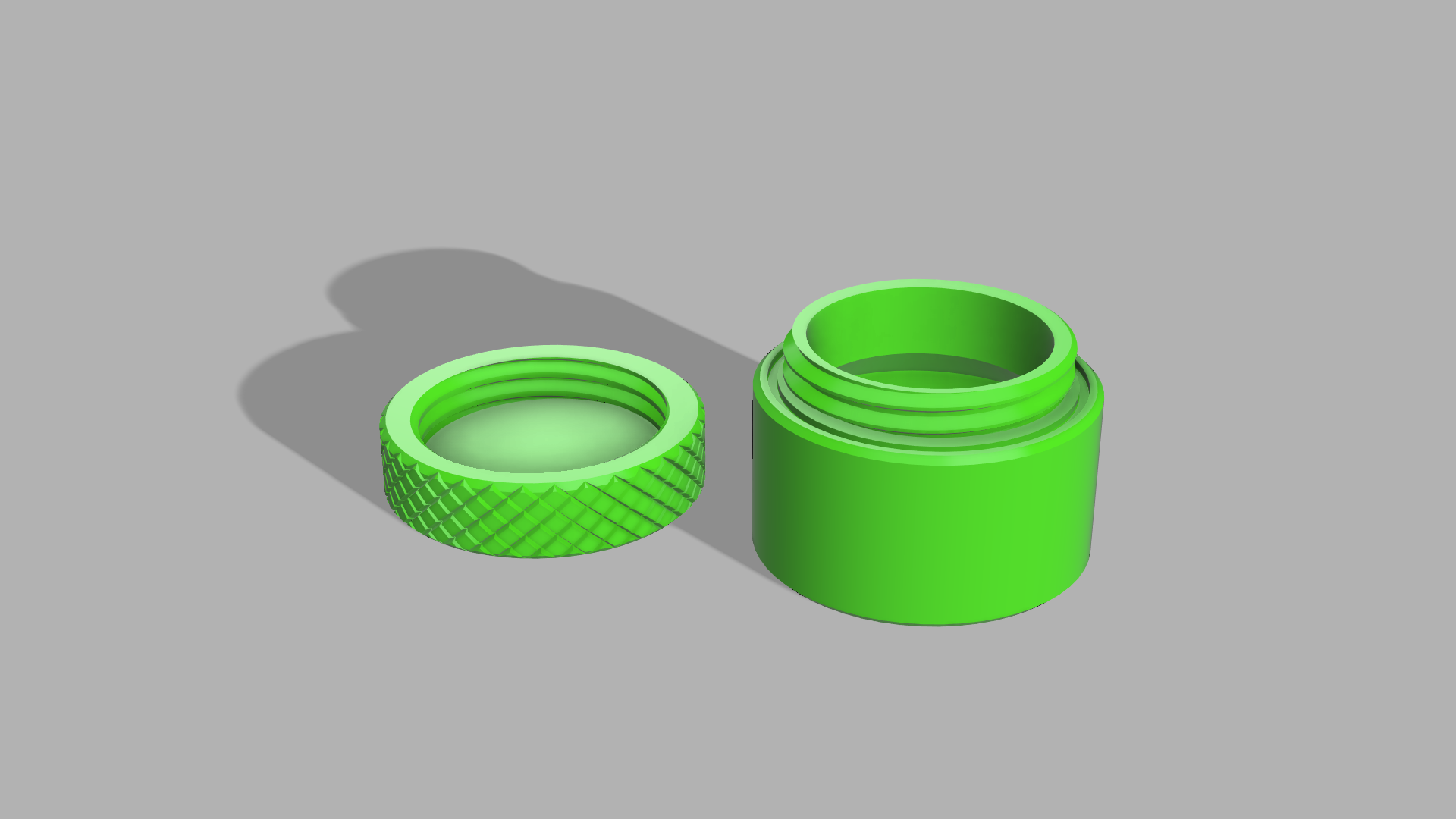 Sealed screwable container by n3rdherder | Download free STL model ...