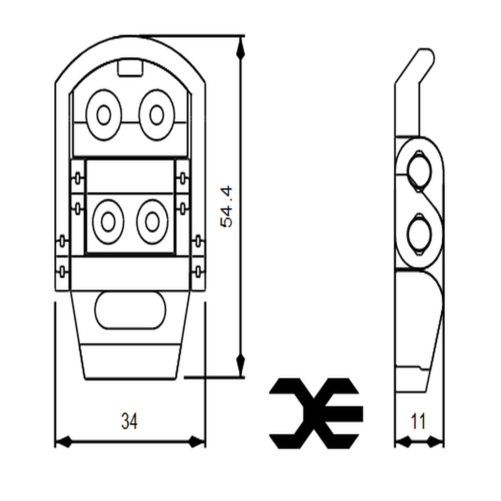 Sturdy print-in-place draw latch por ConceivablyEngineering | Descargar ...