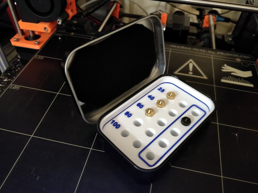 Altoids E3D Nozzle Box by Pottok | Download free STL model | Printables.com