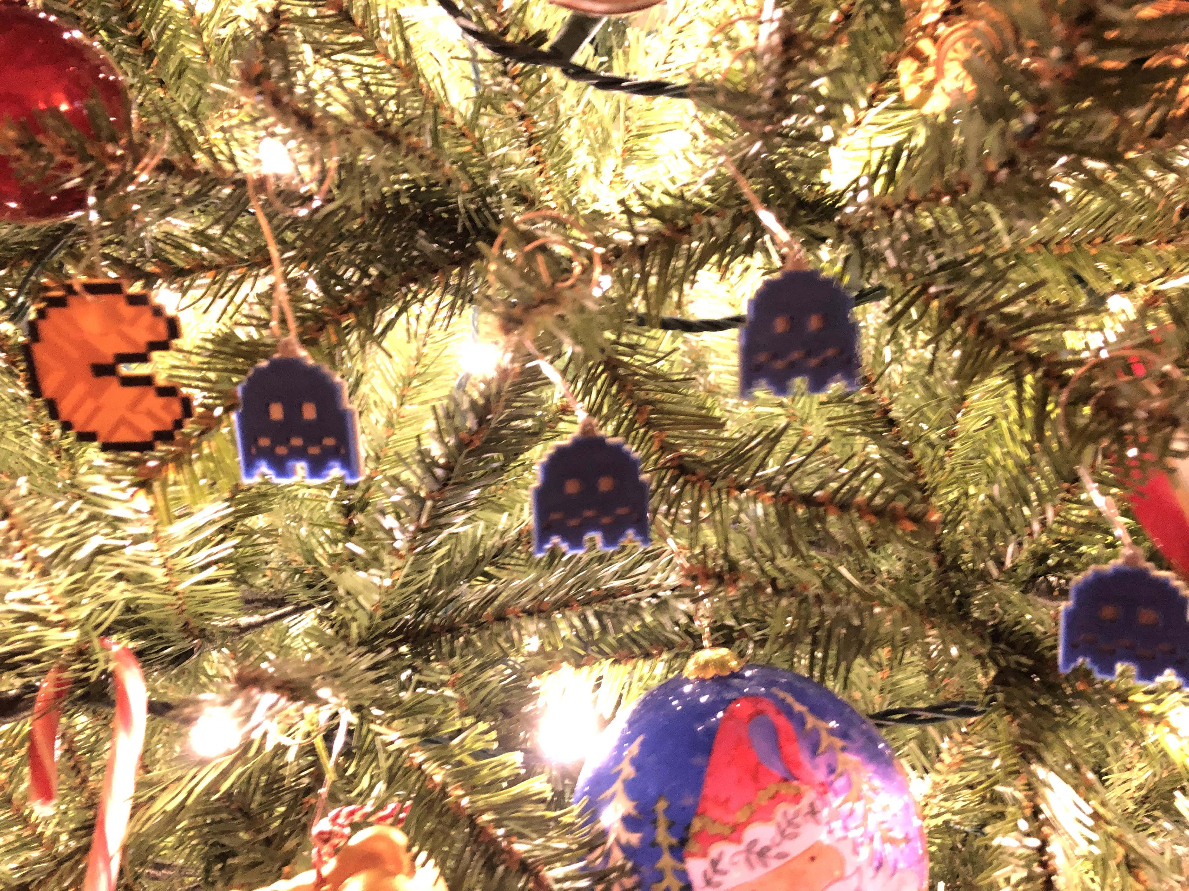 Blue Pac-Man Ghost Ornament by Alex G. | Download free STL model ...