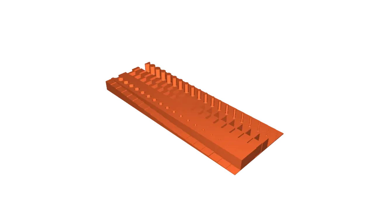 Calibration test for resin printers by Fheder | Download free STL model ...