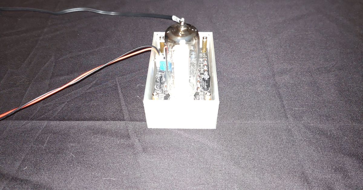 Case for the Nobsound Magic Eye 6E2 EM87 Tube Kit by mtt | Download ...