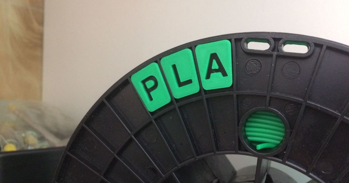 Spool Label FDPlast by Sobolev91 | Download free STL model | Printables.com