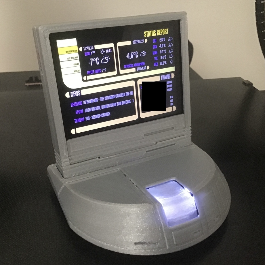 Star Trek Next Generation mini desktop monitor by Lambtor | Download ...