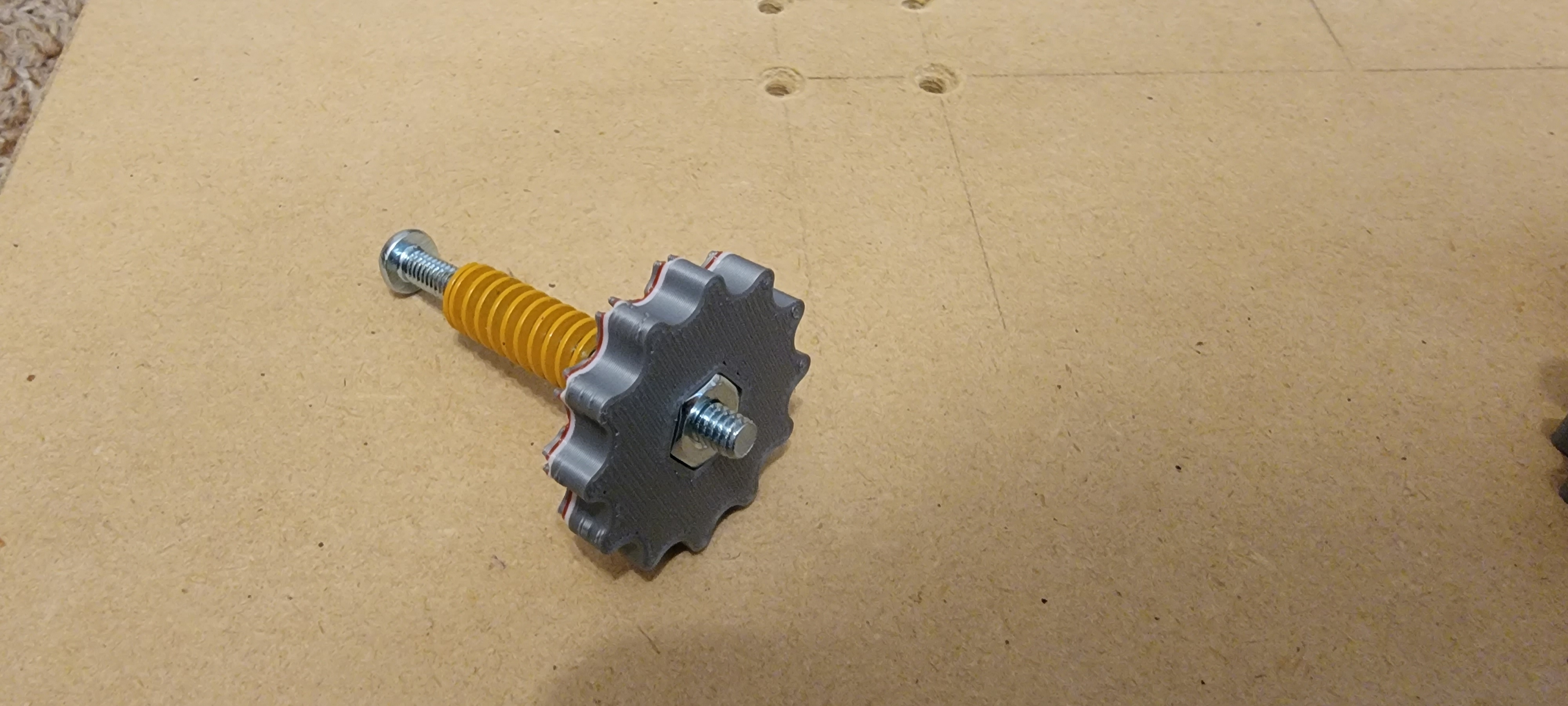 30mm wide - Bed Level Knob with Marks by McTech3D | Download free STL ...