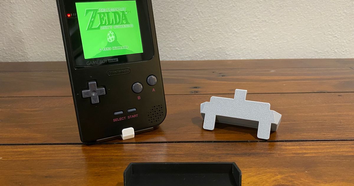 Game Boy Pocket Mini Stand by BlueShell3D | Download free STL model ...
