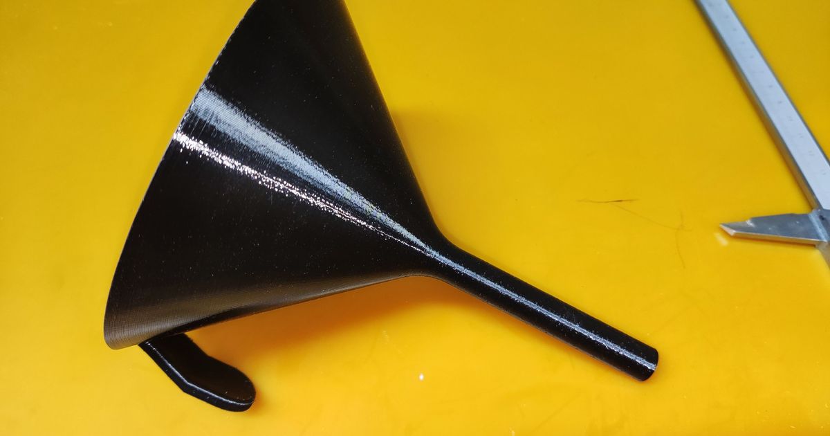 Funnel with holder by JK3d | Download free STL model | Printables.com