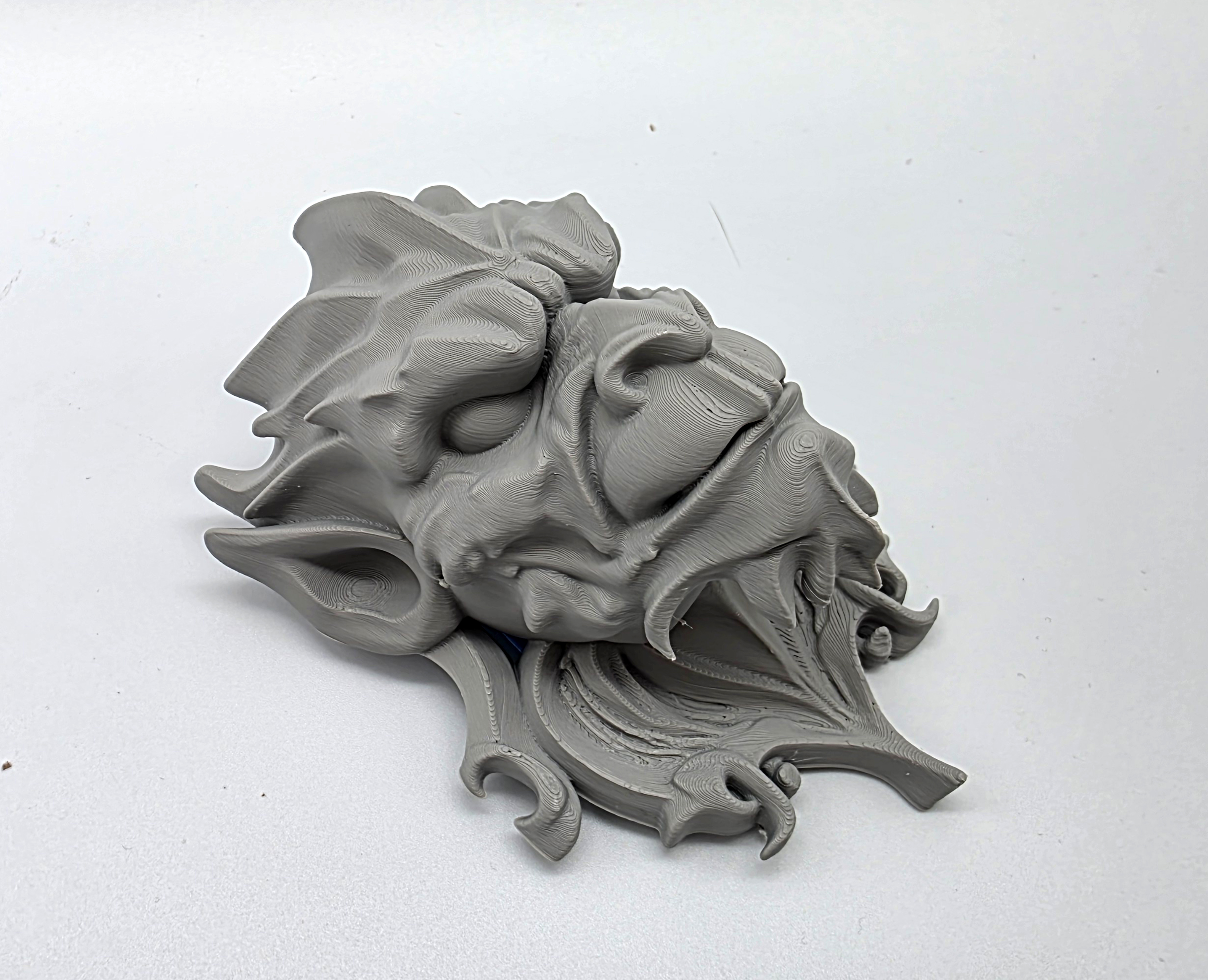 Scowling Gargoyle Face - Wall Mount by Triple G Workshop | Download ...