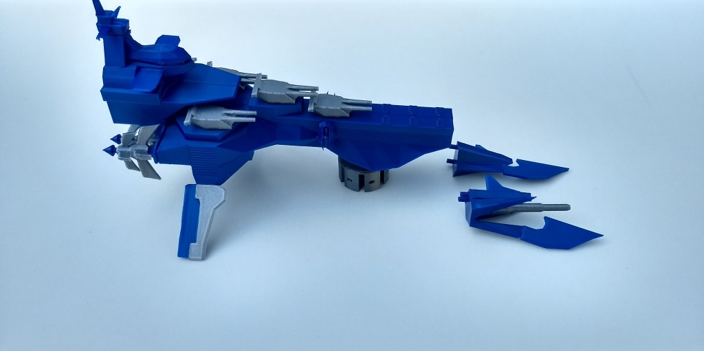 Delphinus Air Ship by MechLink | Download free STL model | Printables.com