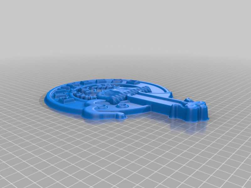 Clan Macewen Crest Badge Reviresco By Dreamy Download Free Stl Model