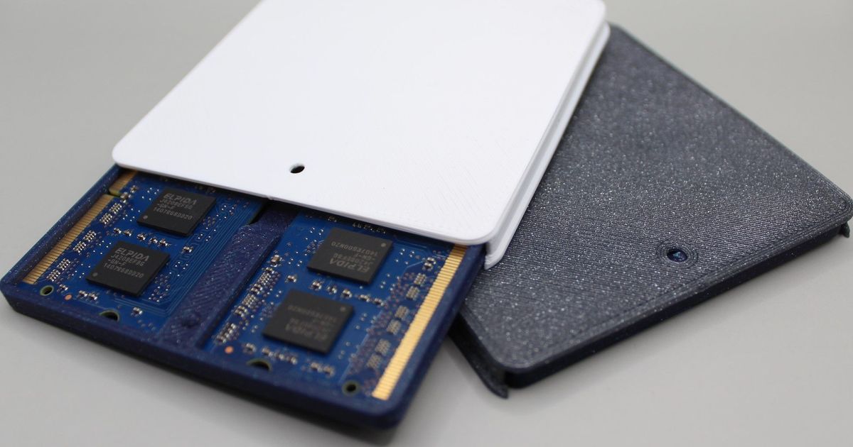 Stackable Laptop's RAM storage boxes (SO-DIMM – 67.5mm version) by ...