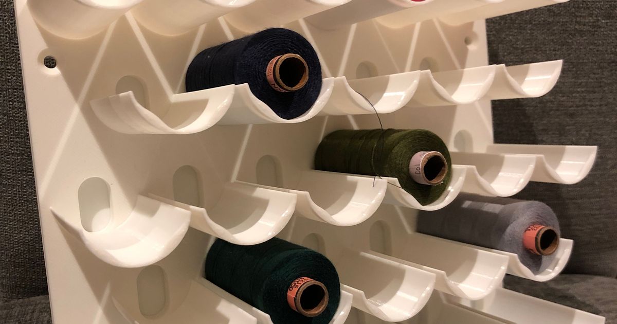 Thread spool organizer by Vegar | Download free STL model | Printables.com
