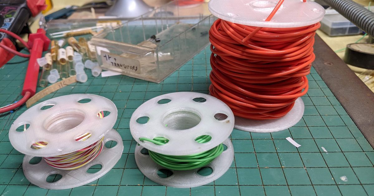 Wire spools by Kaitlyn | Download free STL model | Printables.com