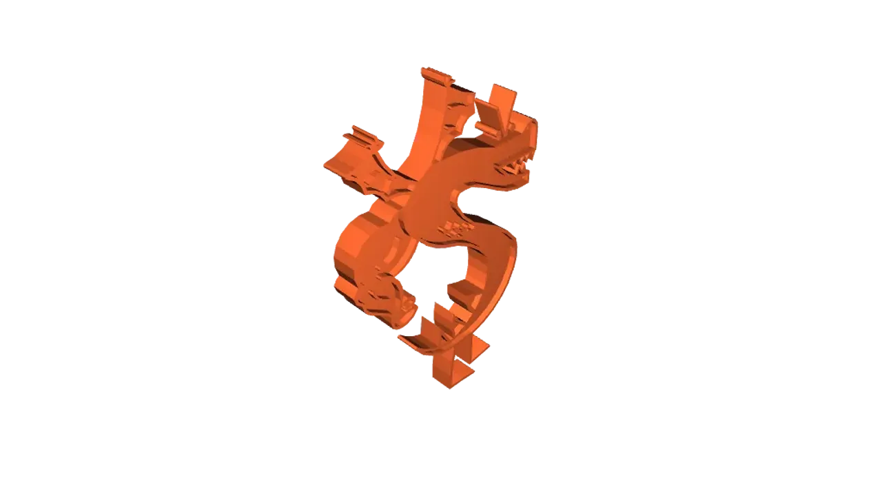 Trogdor the 3D-Printed Burninator by MylerMaker3D | Download free STL ...