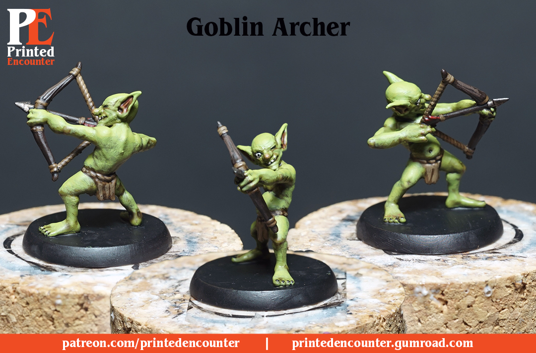 Goblin Archer by Printed Encounter | Download free STL model ...
