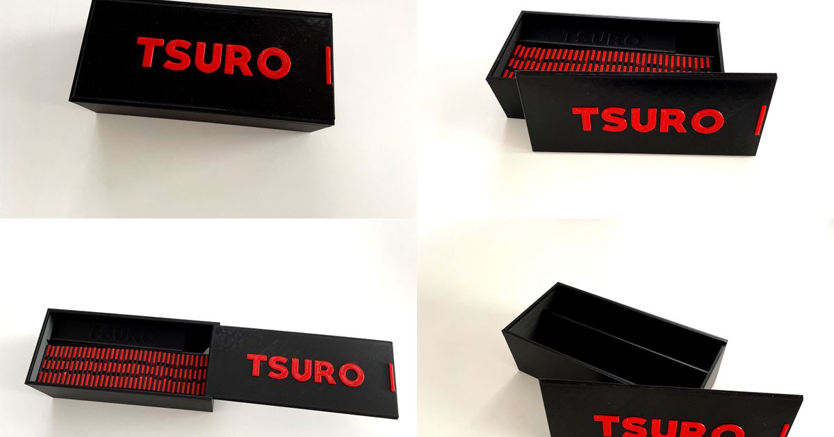 Box for Tsuro Boardgame by Jurxm | Download free STL model | Printables.com