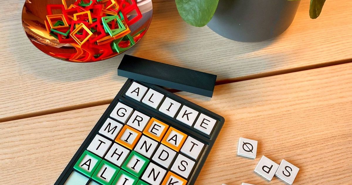 Wordle Board por Hologram | Descargar modelo STL gratuito | Printables.com