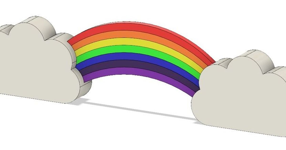 Rainbow Clouds by Hologram | Download free STL model | Printables.com