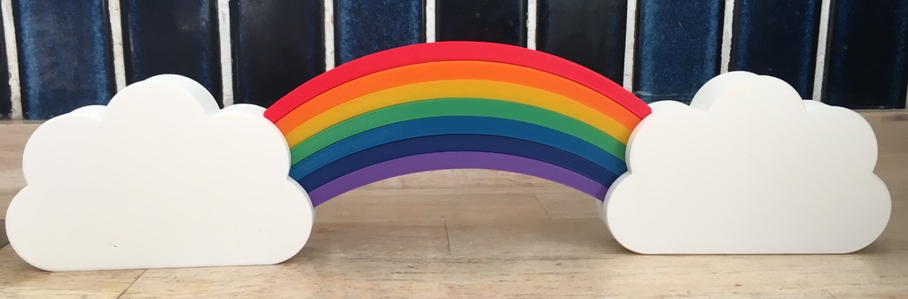 Rainbow Clouds by Hologram | Download free STL model | Printables.com