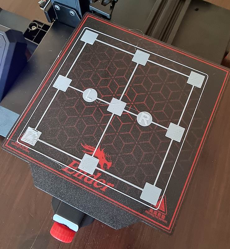 Bed level test, 135x135, Creality Ender 2 pro von eSeL | Kostenloses ...