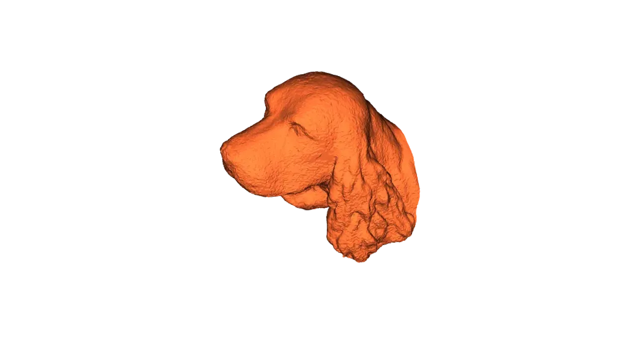 Spaniel Dog Head by WillYerb | Download free STL model | Printables.com