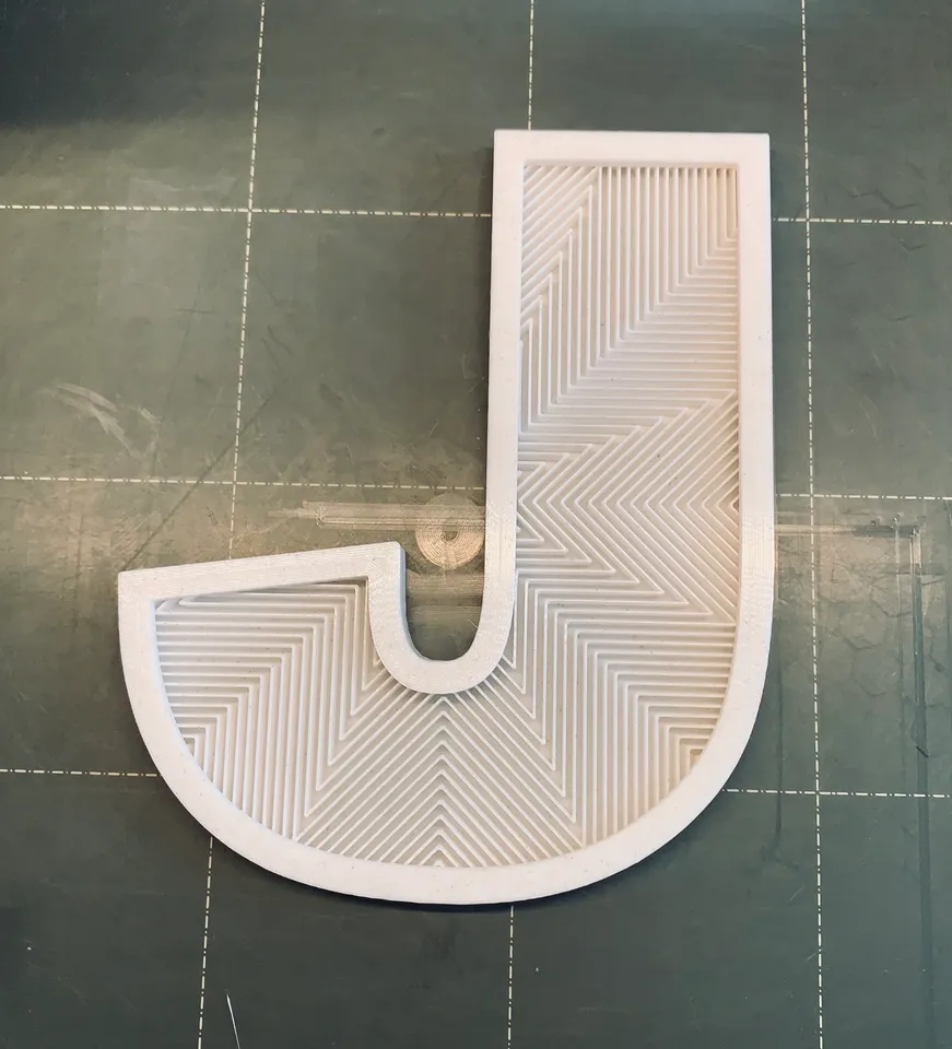 Monogram Letter J with STL File added 4/29 by Art G | Download free STL ...