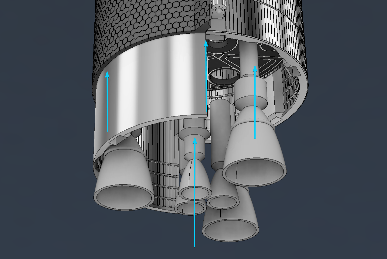 SpaceX Starship (Block 2) (1:144 Scale) by anventia | Download free STL ...