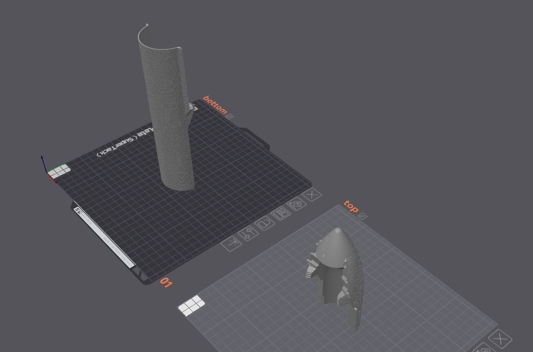 SpaceX Starship (Block 2) (1:144 Scale) by anventia | Download free STL ...