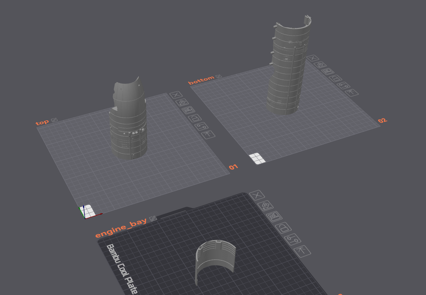 SpaceX Starship (Block 2) (1:144 Scale) by anventia | Download free STL ...
