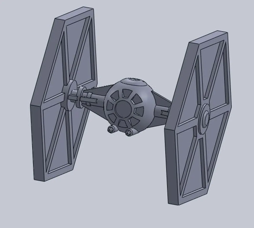 Tie Fighter by Cameron | Download free STL model | Printables.com