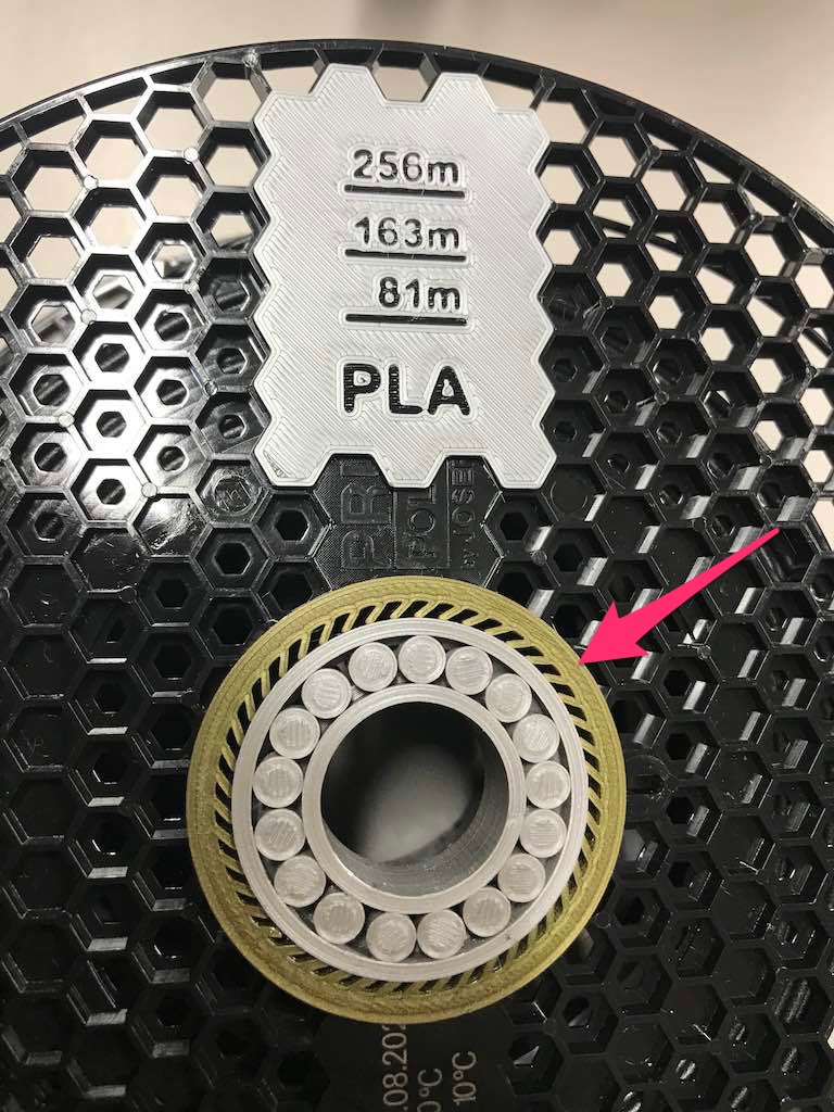Perfect fit ring of Prusament Spool for Simple Spool Holder Bearing by ...