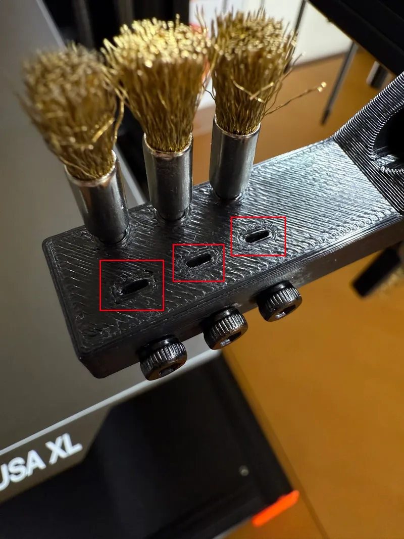 Prusa XL nozzle brush wipers (M3, M4) by Royal198 | Download free STL ...