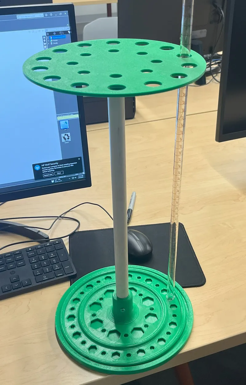 Burette and pipette stand by Anna Mozhar | Download free STL model ...