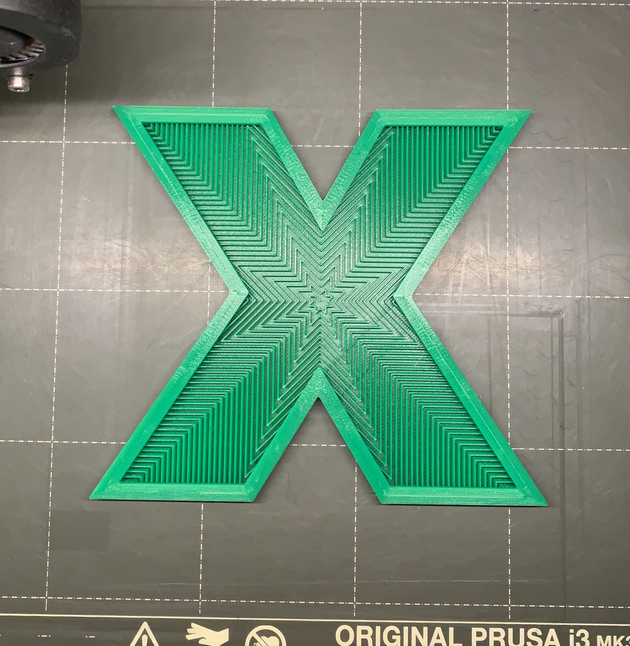 Monogram Letter X with STL File added 4/29 by Art G | Download free STL ...