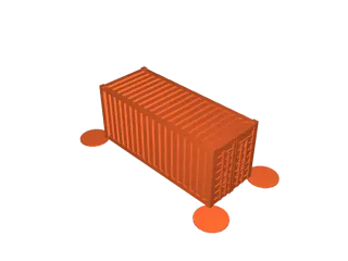 Shipping Container 1:160 N scale by HooKaLoT | Download free STL model ...