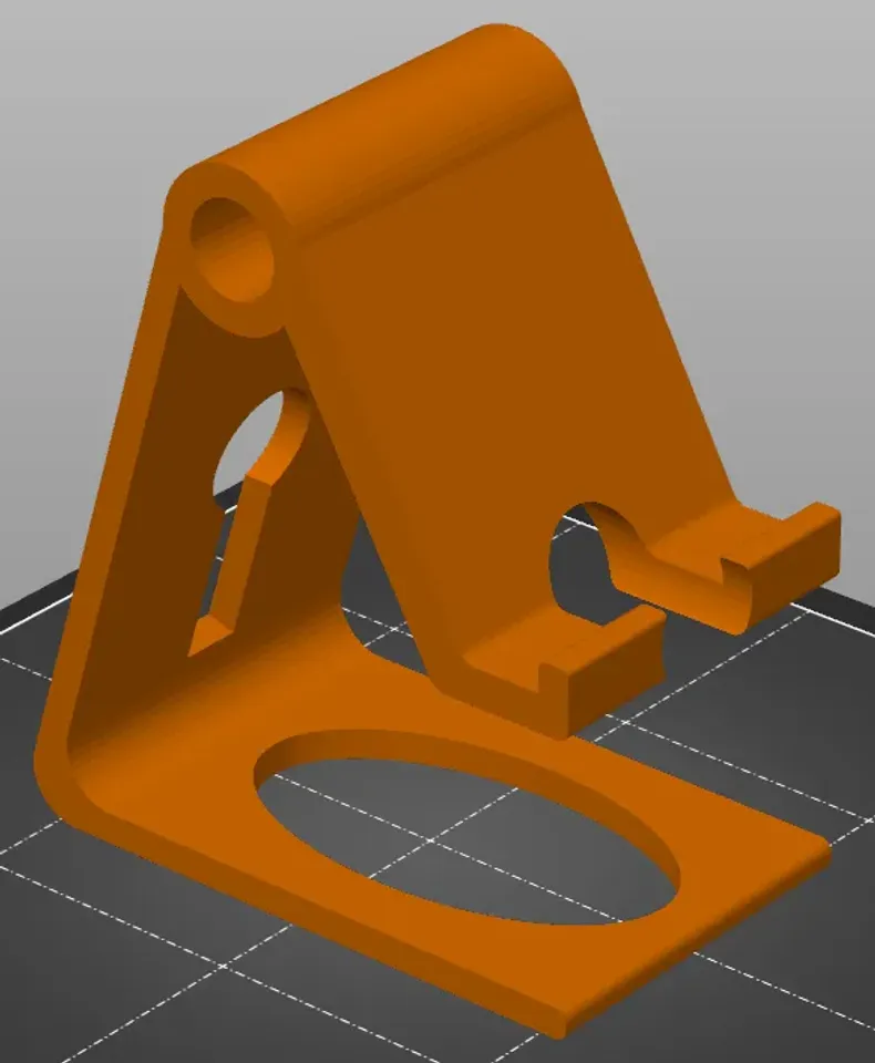 Phone stand by Jacopo Gabrielli | Download free STL model | Printables.com