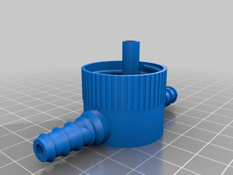 Bottle Cap Co2 adapter by xythobuz | Download free STL model ...