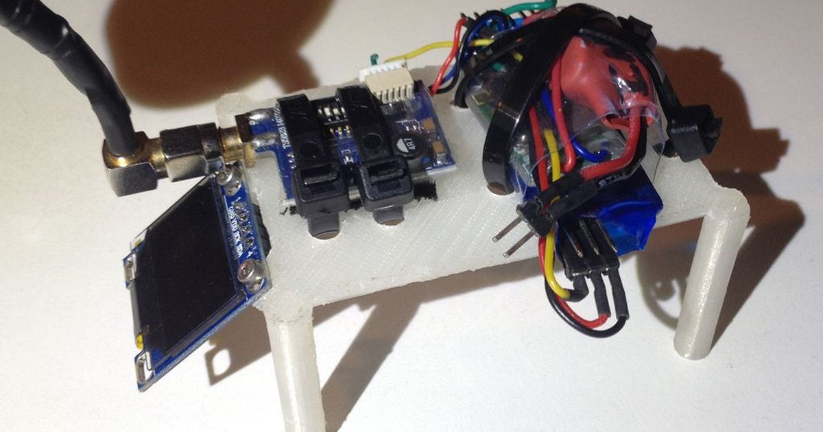 Quanum Trifecta customizable FPV top plate by xythobuz | Download free ...