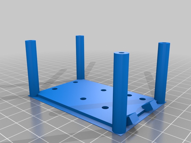 Quanum Trifecta customizable FPV top plate by xythobuz | Download free ...