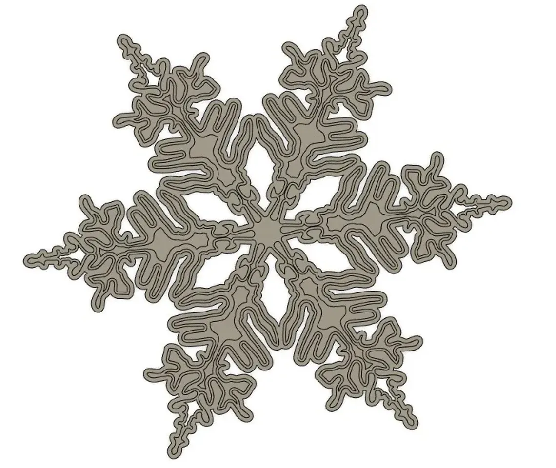 Snowflake by Nikoś | Download free STL model | Printables.com