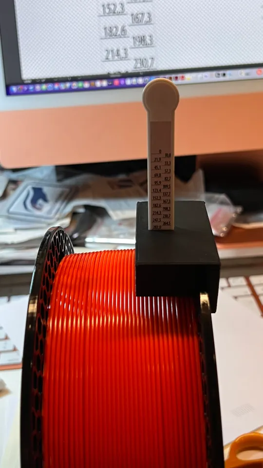 Filament meter by arildeugen | Download free STL model | Printables.com