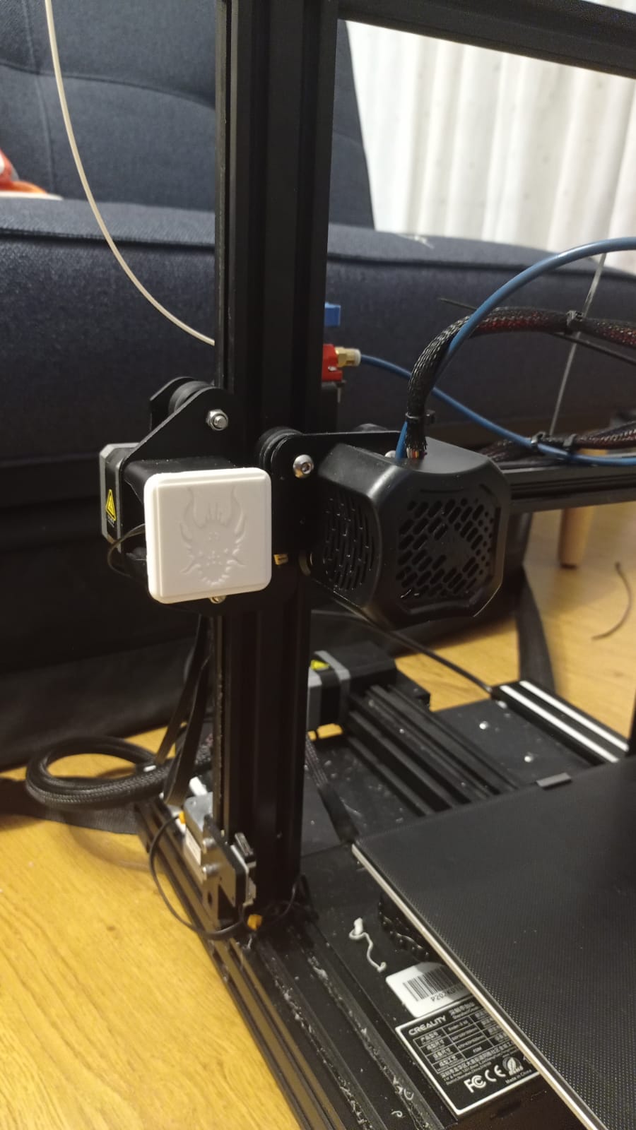 Custom ender 3v2 qr code cover by Supertornado | Download free STL ...