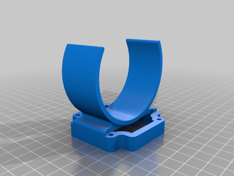 Shapeoko 3 HDZ Vacuum Hose Mount by dkrider | Download free STL model ...
