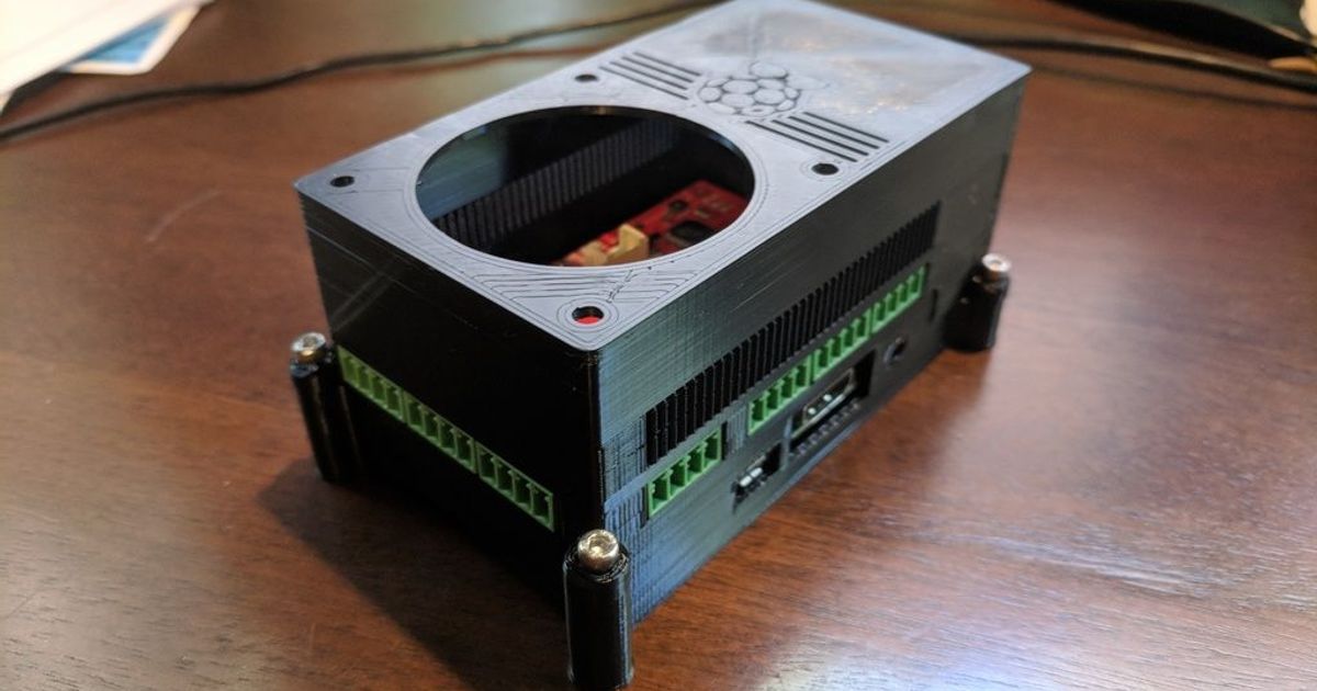 Protoneer Raspberry Pi Cnc 260 Case By Dkrider Download Free Stl Model 