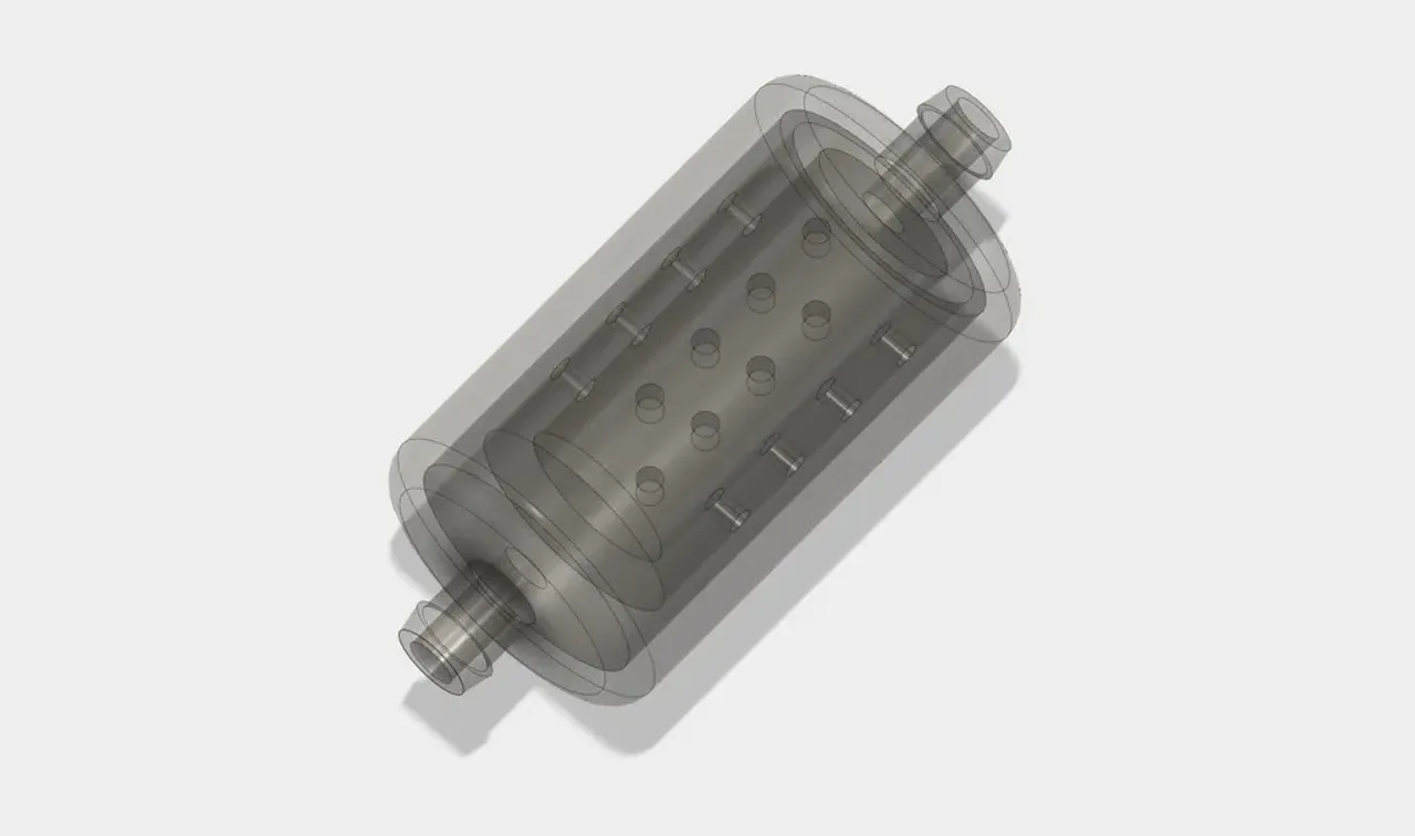 Vacuum pump muffler by dkrider | Download free STL model | Printables.com