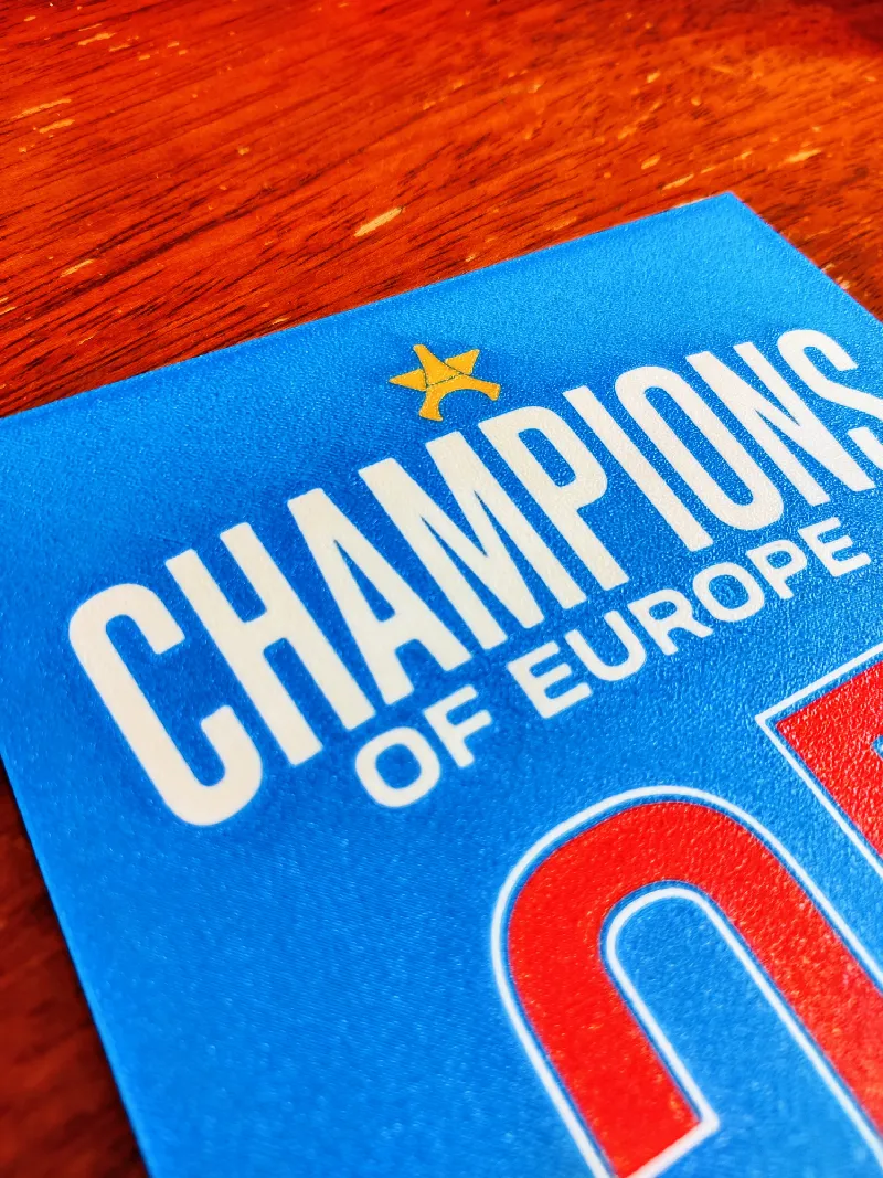 PSG Champions of Europe 2025 Plaque by lalou | Download free STL model ...