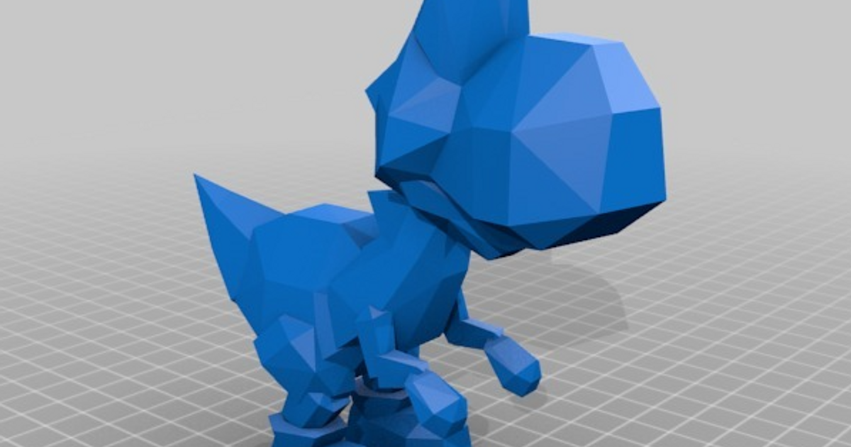 Low Poly Yoshi by mApe | Download free STL model | Printables.com